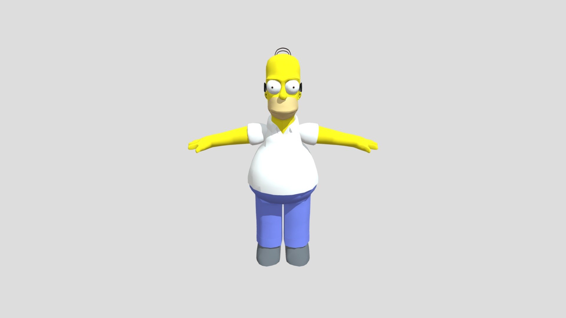 PlayStation 3 - The Simpsons Game - Homer Simpso - Download Free 3D ...
