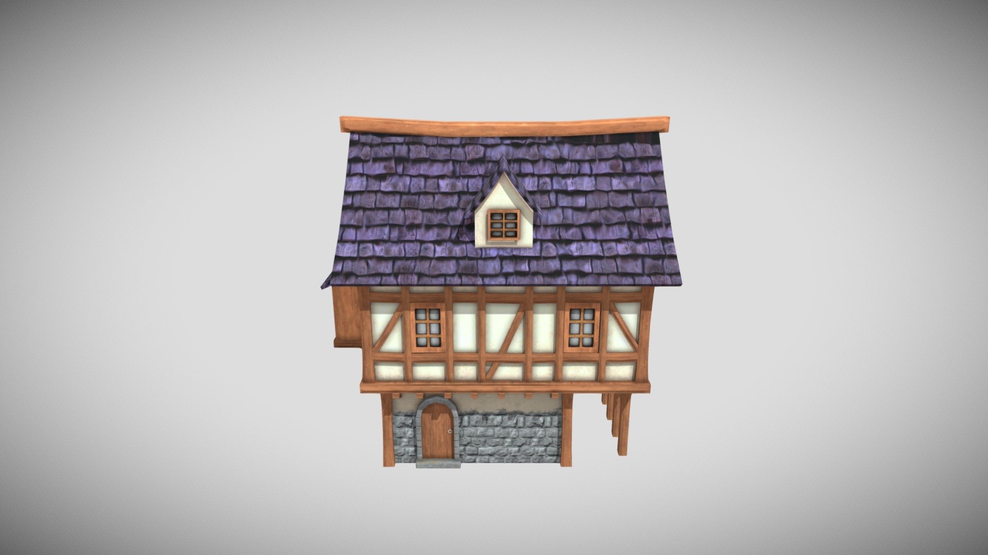 Medieval House 2 - 3D model by World-class Alpaca (@worldclassalpaca ...