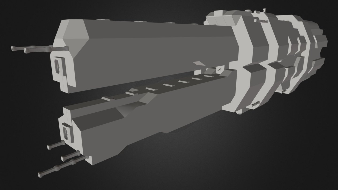 Orion-class Battlecruiser - 3D model by MrEvan312 [b1042a9] - Sketchfab