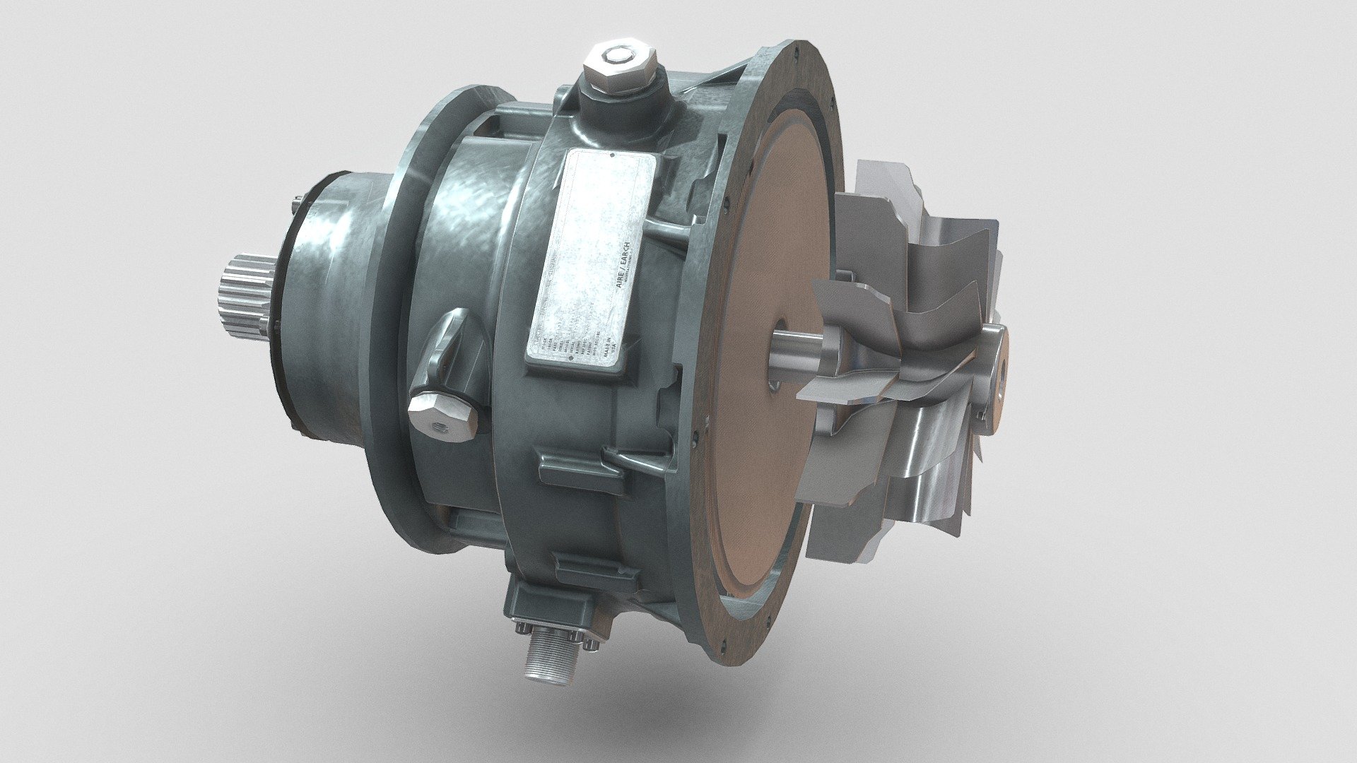 Aircraft Air Starter - 3D model by Naveen Manja (@naveen) [b104b18 ...