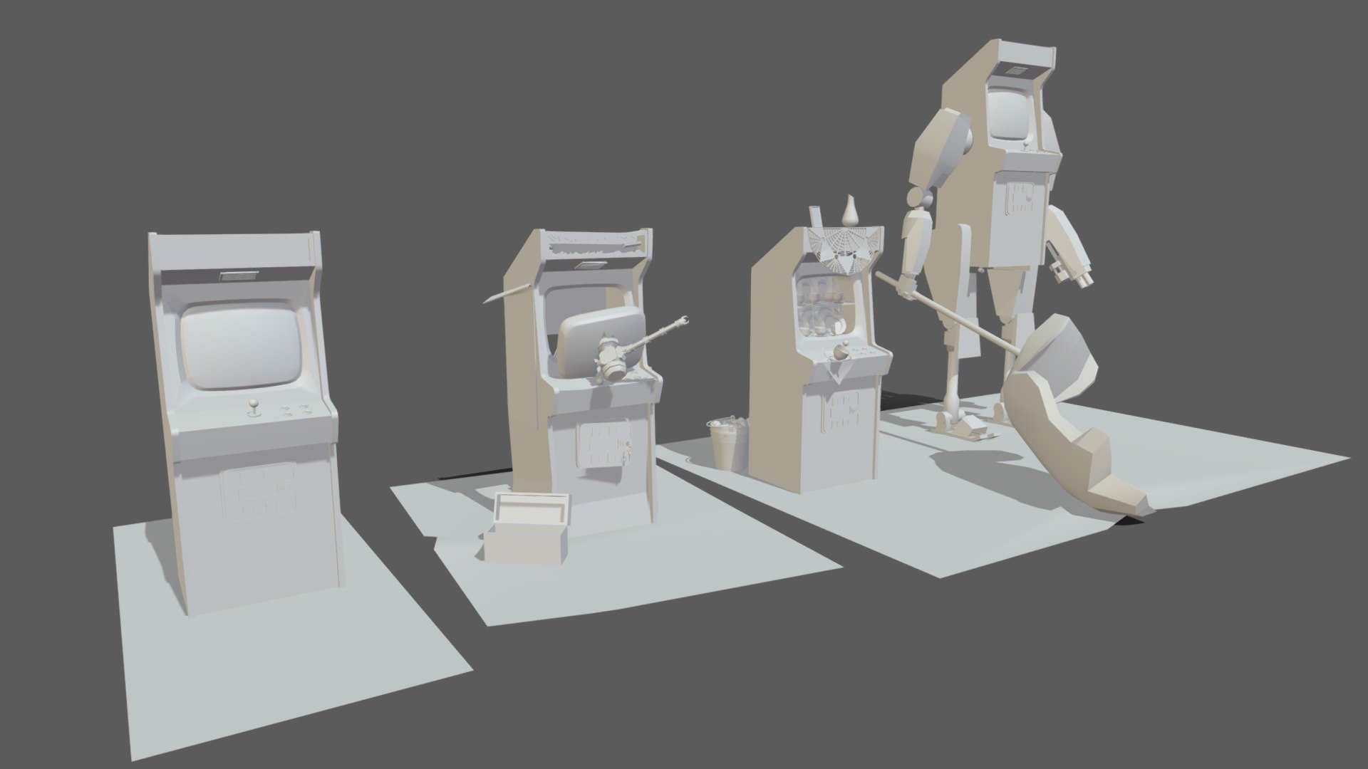 Arcade Machine - Download Free 3D model by bazz4r [b10616d] - Sketchfab