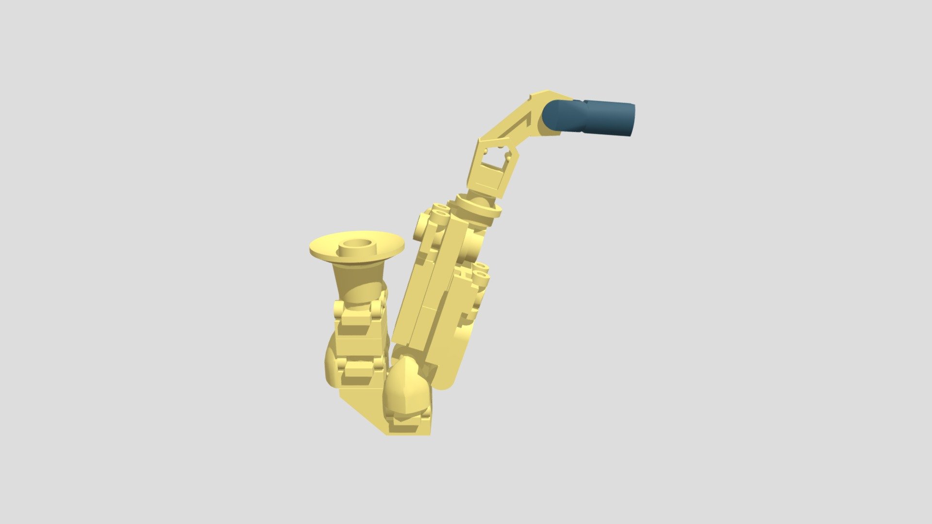 Lego sax - Download Free 3D model by thais.kearton [b10687e] - Sketchfab