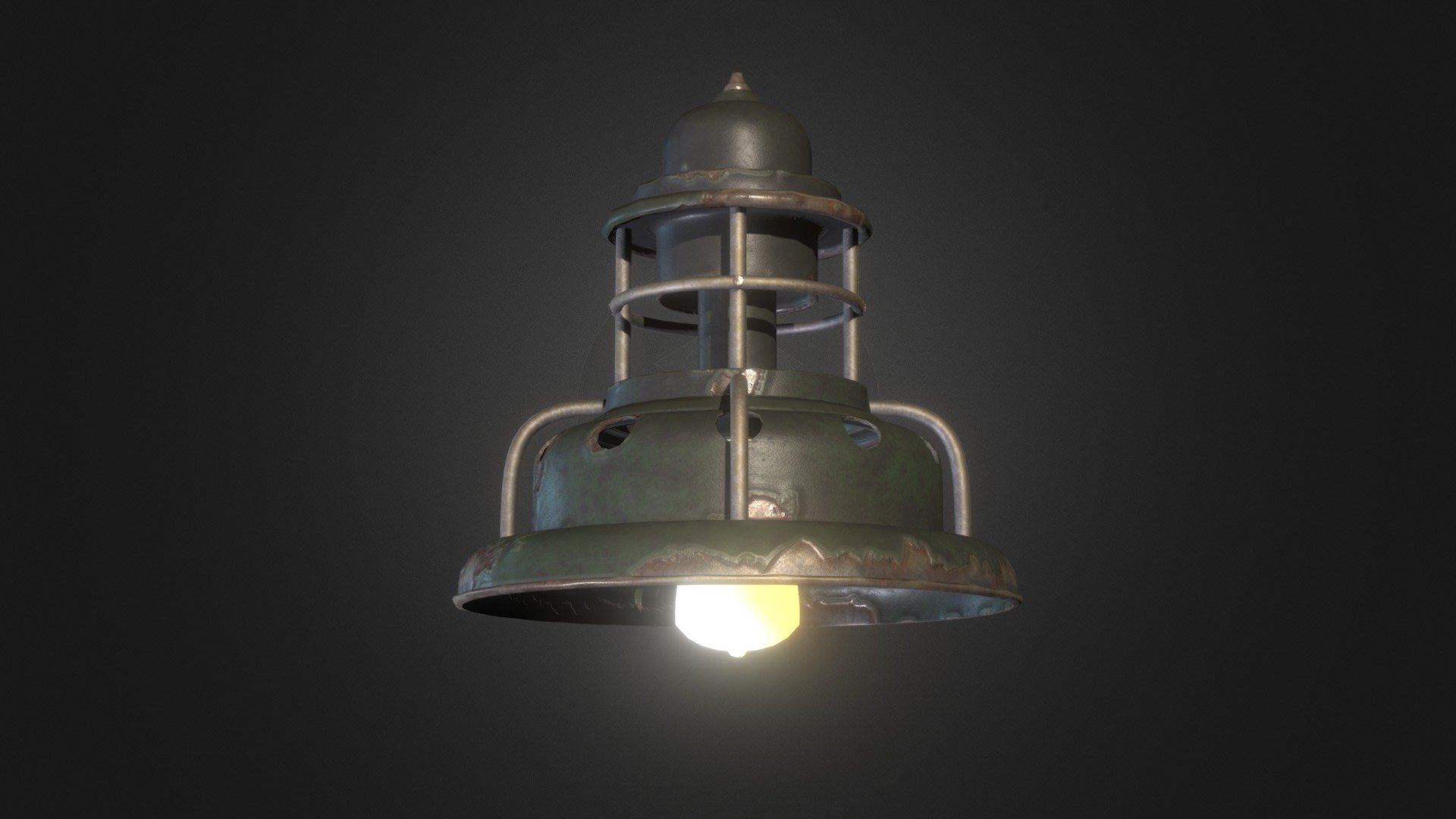 Large Hanging Light - 3D model by tswier [b106f95] - Sketchfab
