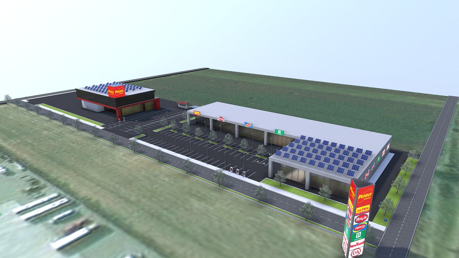 Tur Virtual 3D: Penny, Spații Comerciale & Food - 3D model by ...