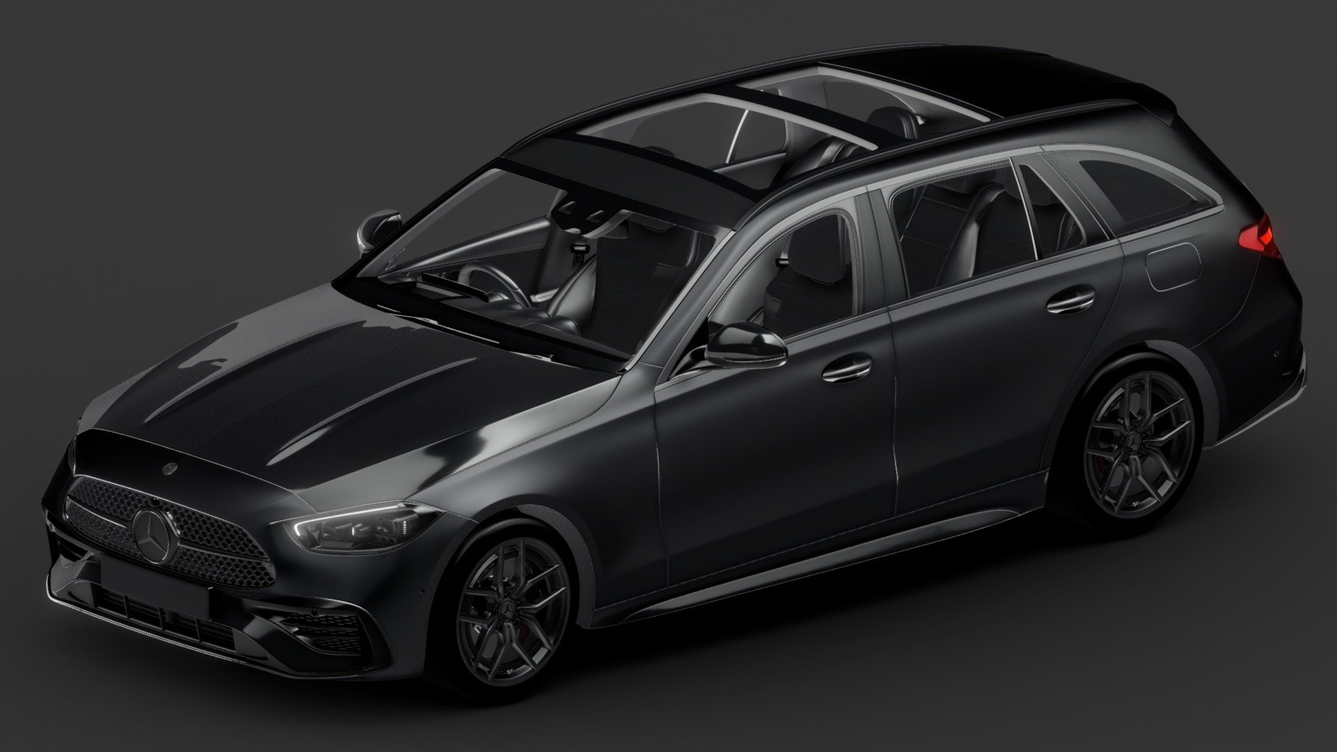 Mercedes-Benz C-Class Estate Free - Download Free 3D model by Sloftm ...