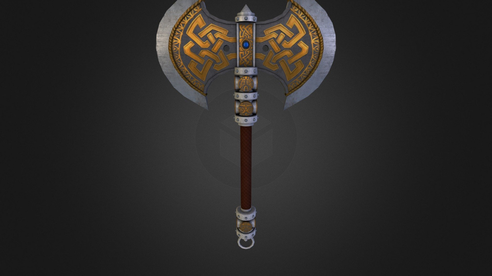 Dwarf Axe - 3D model by Cris Thompson (@cristhompson) [b109ab7] - Sketchfab