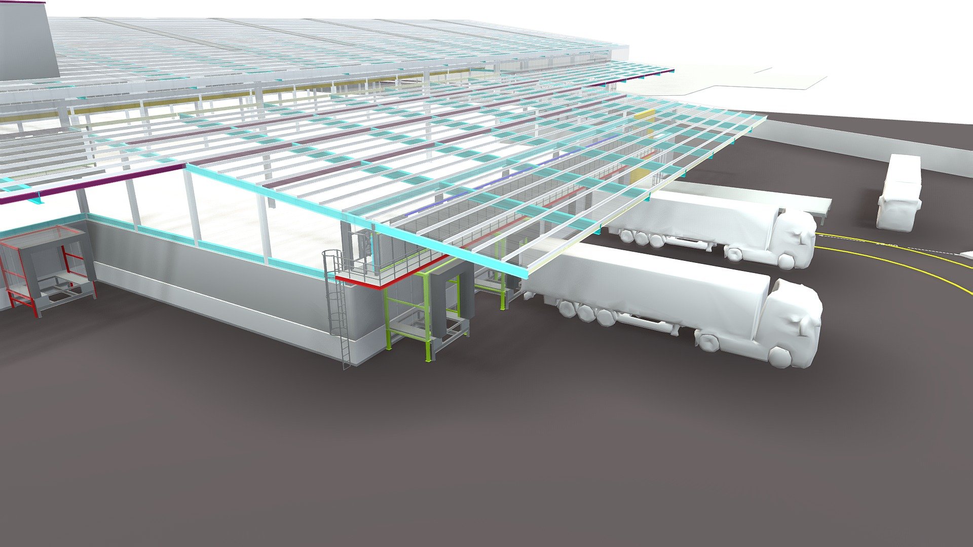 AA BUILDING_MODIFIED FACADE_EVAPORATOR_28APR2026 - 3D model by PTM ...