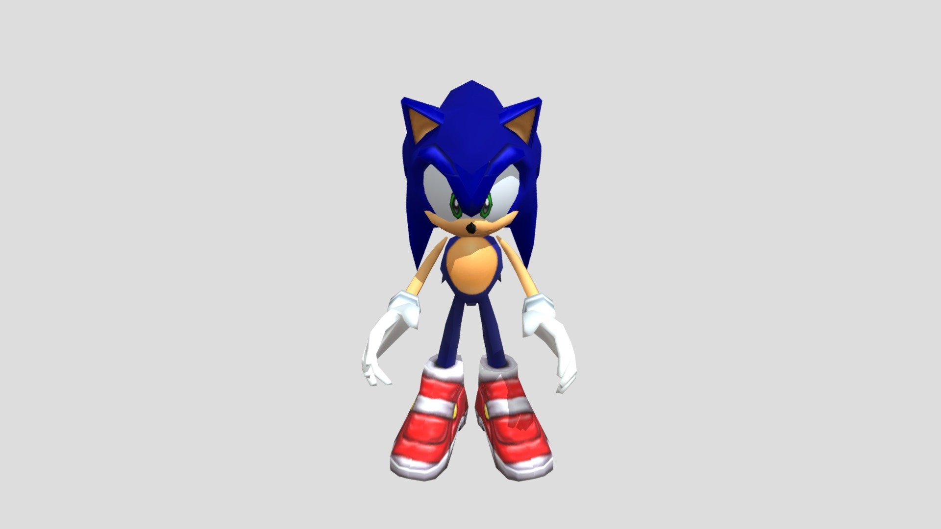Dreamcast - Sonic Adventure 2 - Sonic Cutscene - Download Free 3D model ...