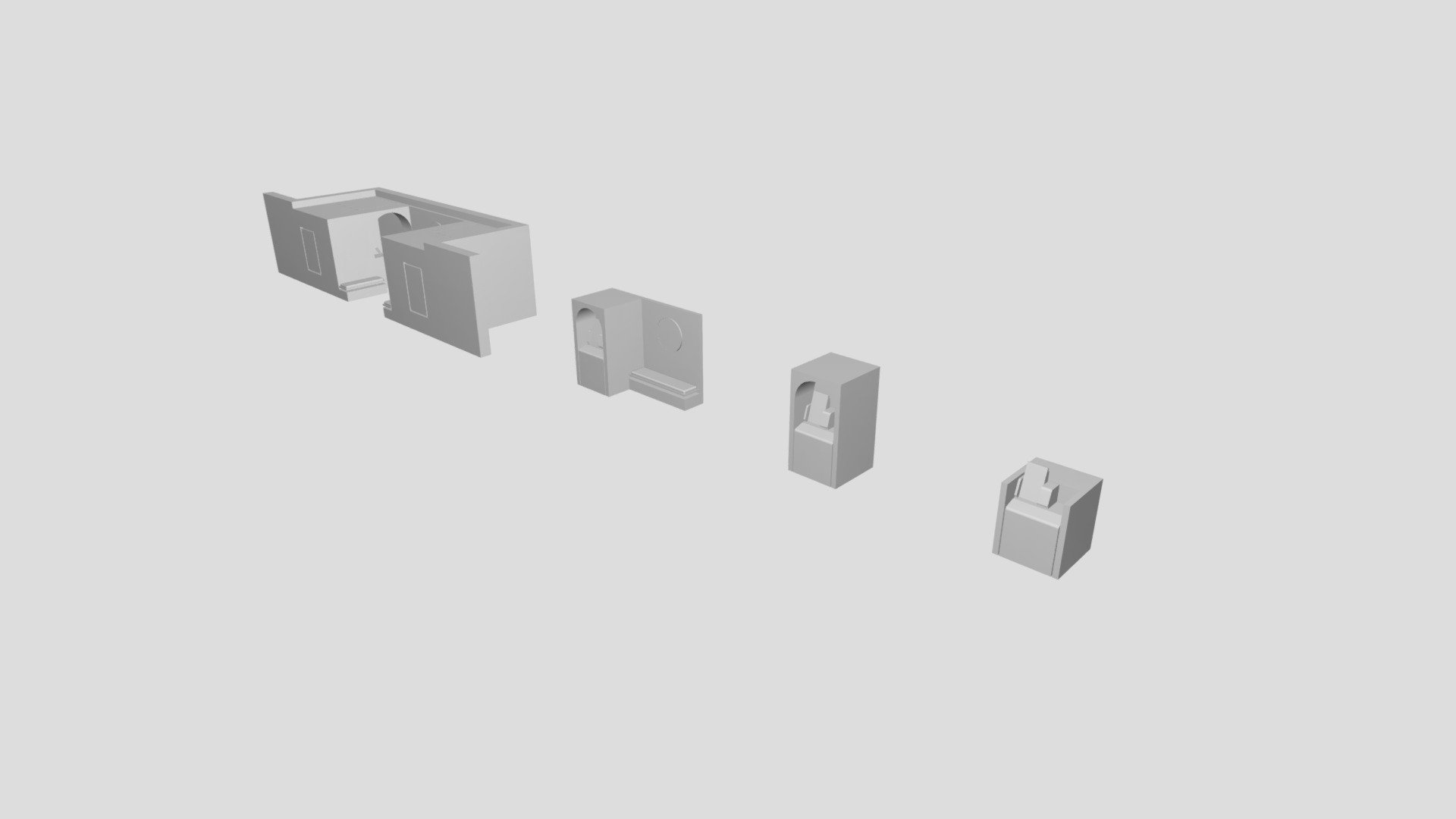 Compact High - Teller Concierge Test Models - 3D model by ...
