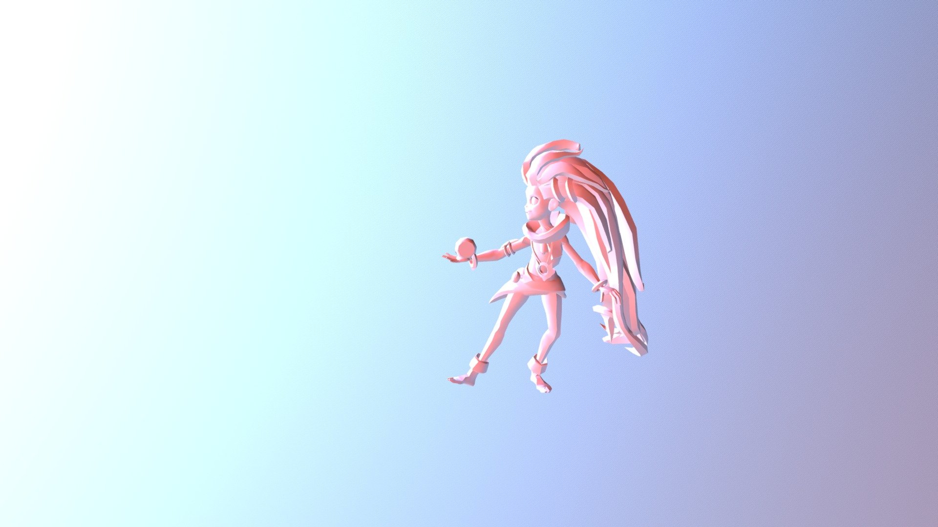 Zoe Yoyo League of Legends - 3D model by apiner [b10f609] - Sketchfab