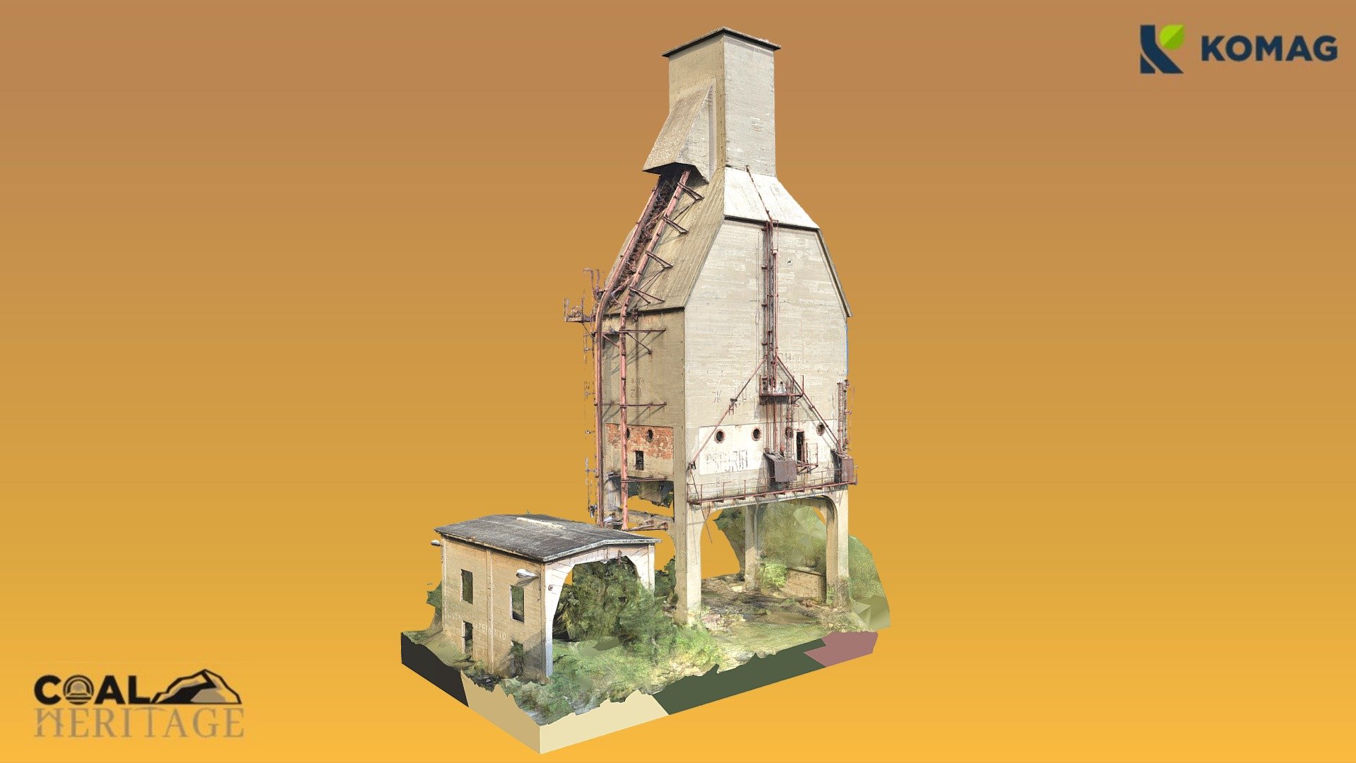 CoalHeritage - Coal storage tower - 3D model by KOMAG 3D Models (@komag ...