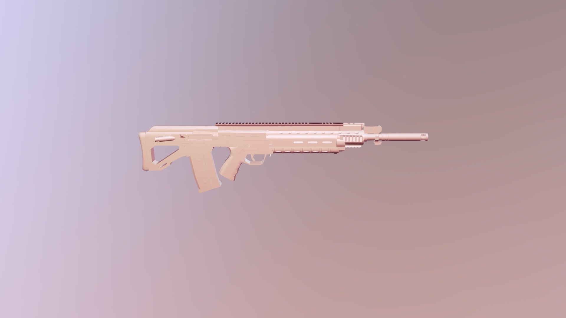 A Bulpup AK/M4 Cross. - 3D model by BebenTheSteben [b1128bb] - Sketchfab