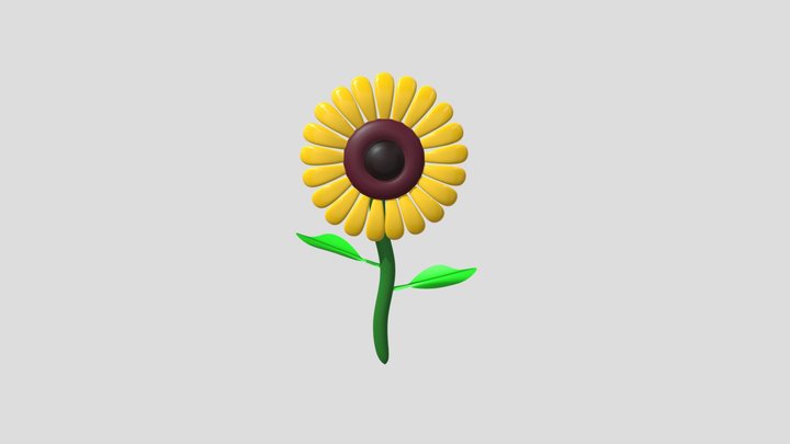 Sunflower 3D models - Sketchfab