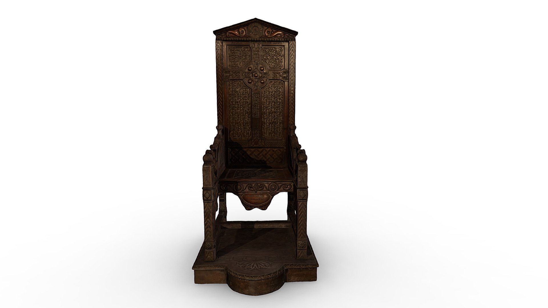 Hedd Wyn Black Chair - 3D model by Europac3d [b1131d3] - Sketchfab