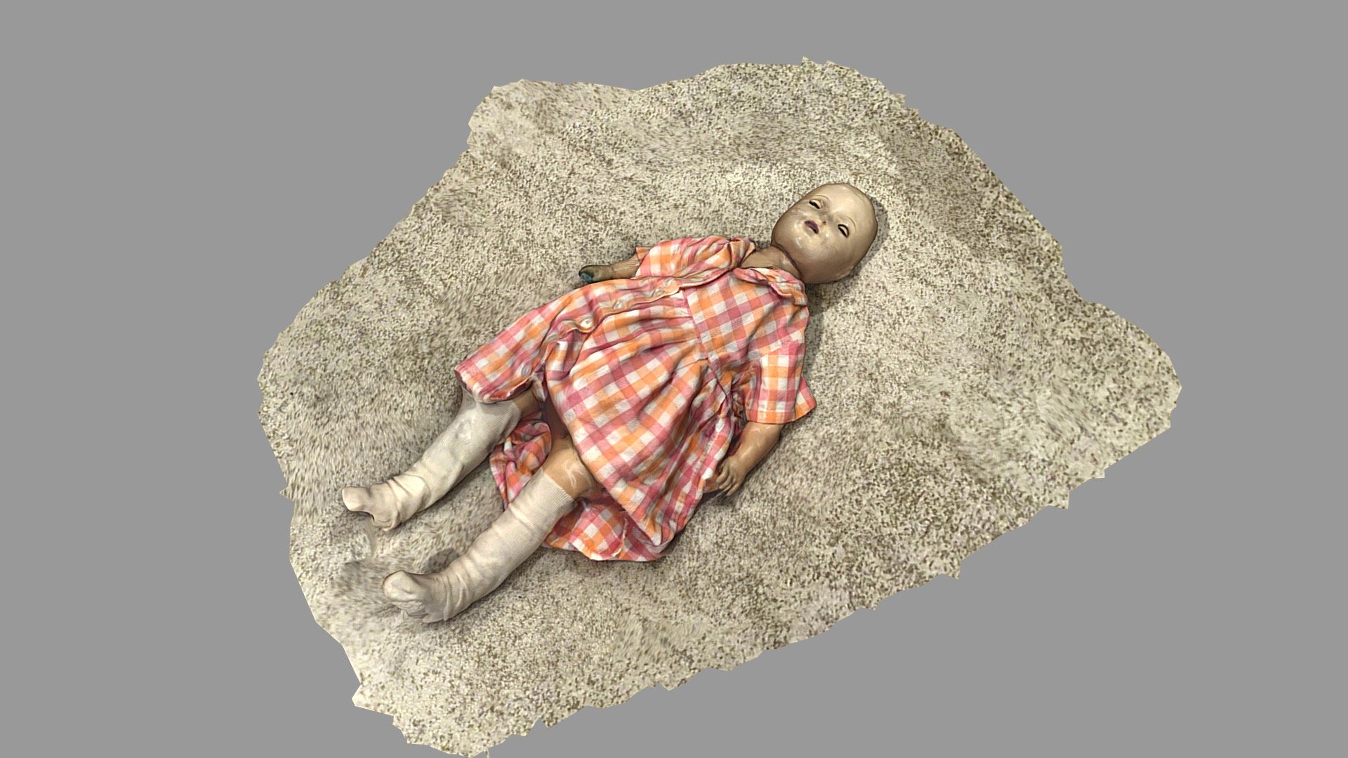 Creepy old doll - 3D model by Vic DeLeon (@h3dude) [b114f6c] - Sketchfab