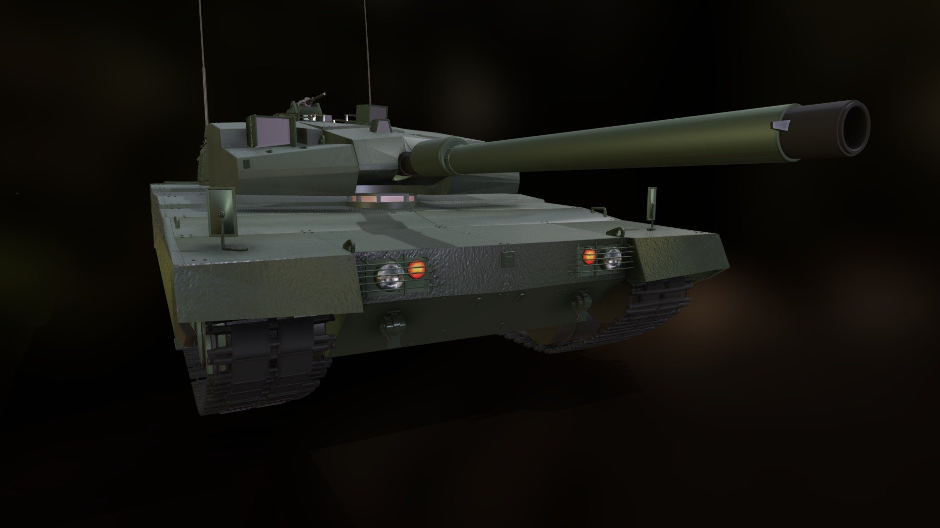 Altay Tank Turkish Army - 3D model by Aykut Köse (@BolgonFreelance ...