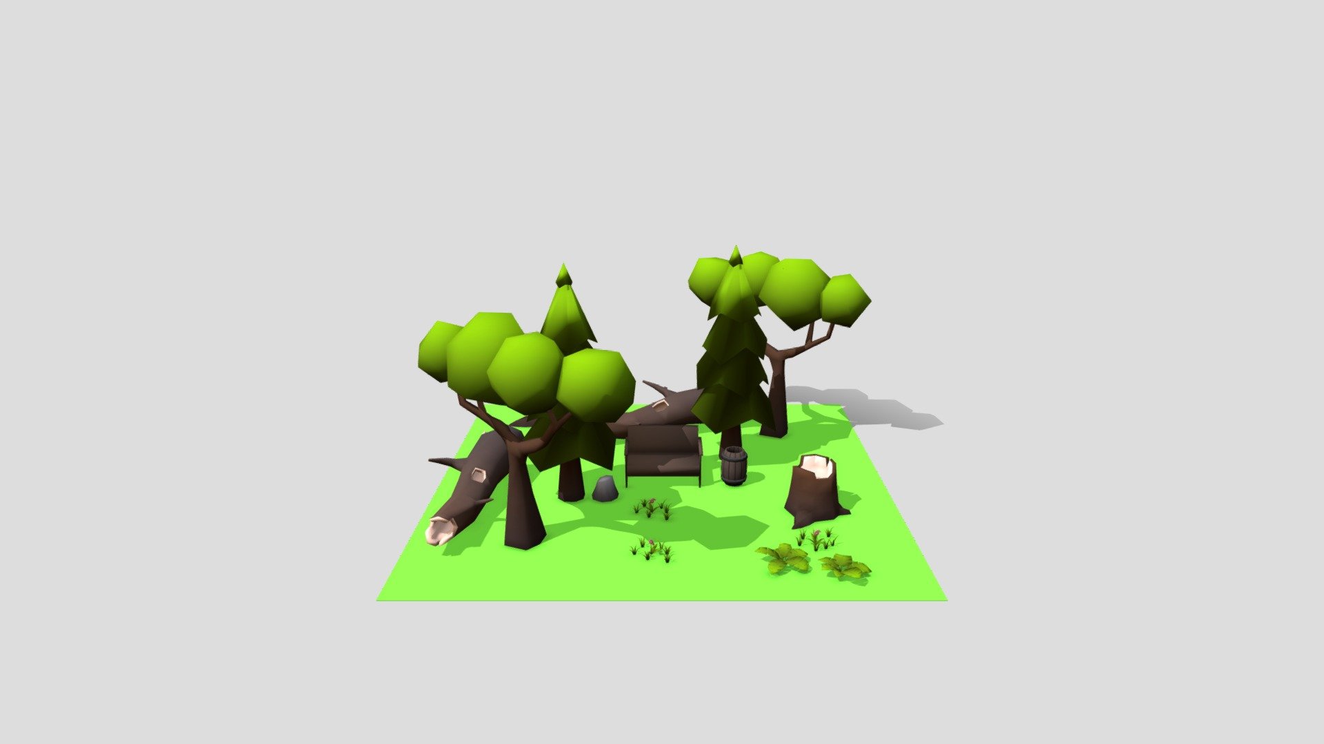 Park - 3D model by Black002 [b11602f] - Sketchfab