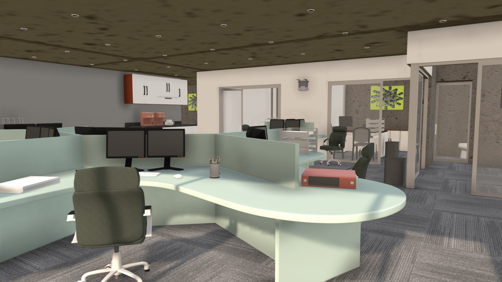 Designer Studio Office - Buy Royalty Free 3D model by local.yany ...