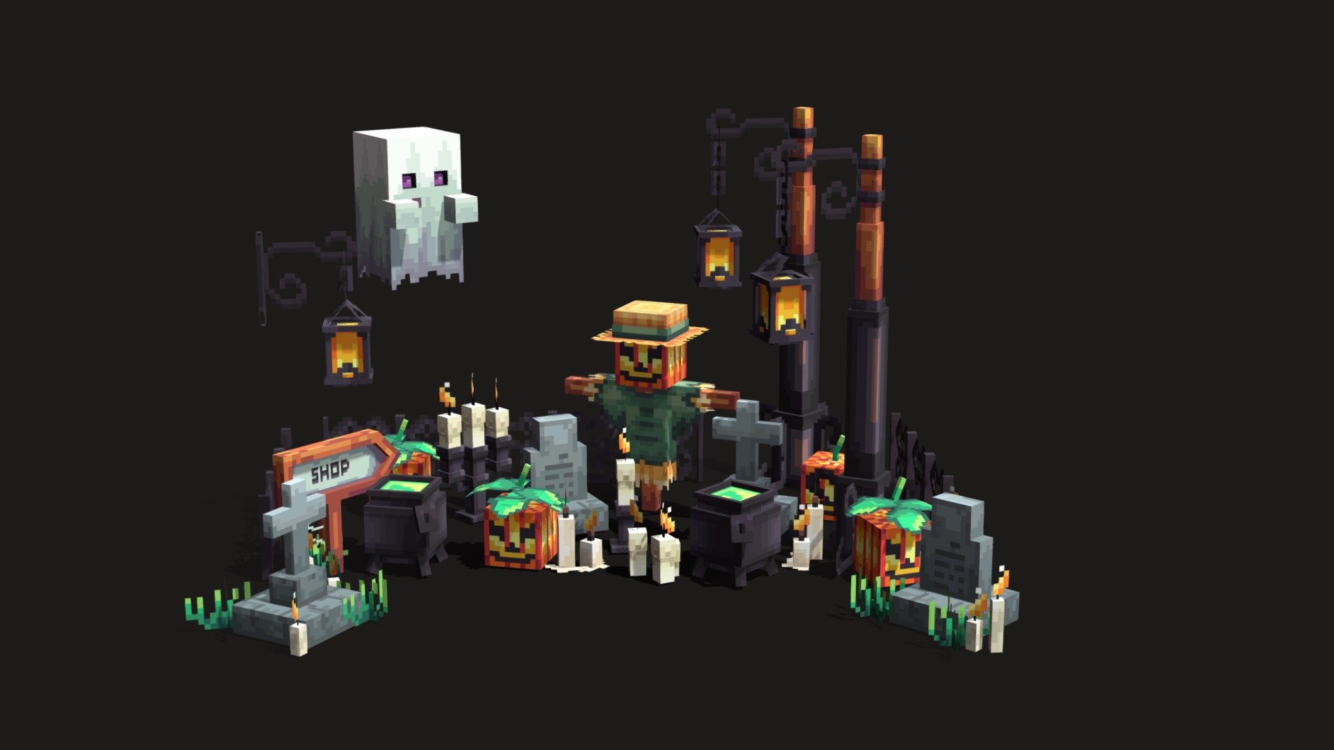 Halloween props Volume - 3D model by Yassou (@miss.yas.mc) [b11784e ...