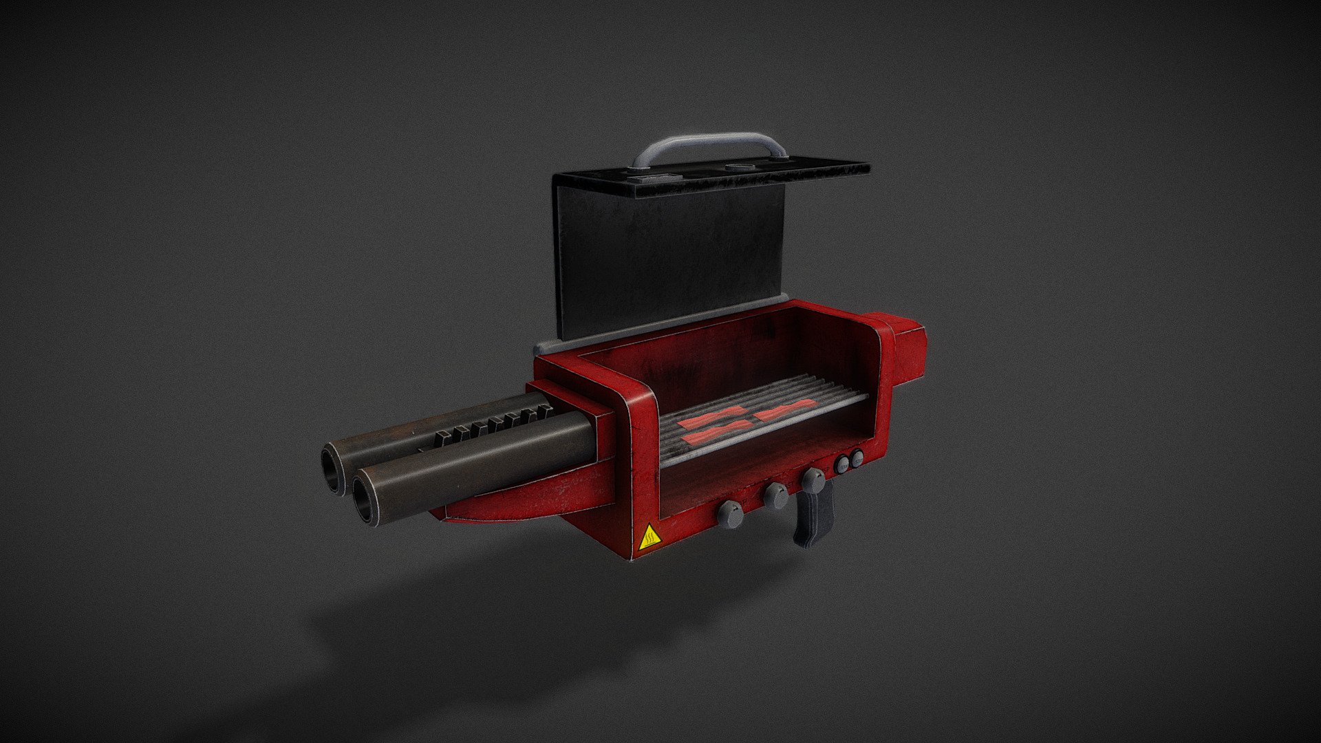 Bacon Gun - 3D model by Deikaeus [b118401] - Sketchfab