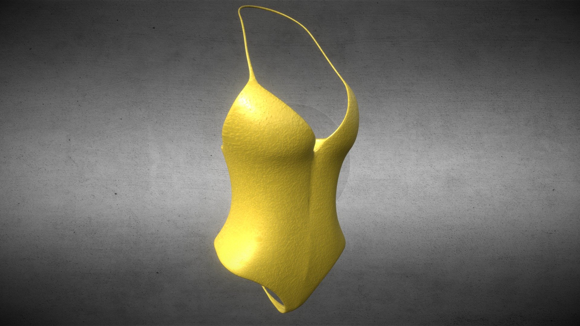 Swimsuit Yellow - Buy Royalty Free 3D model by Misam Ali Rizvi ...