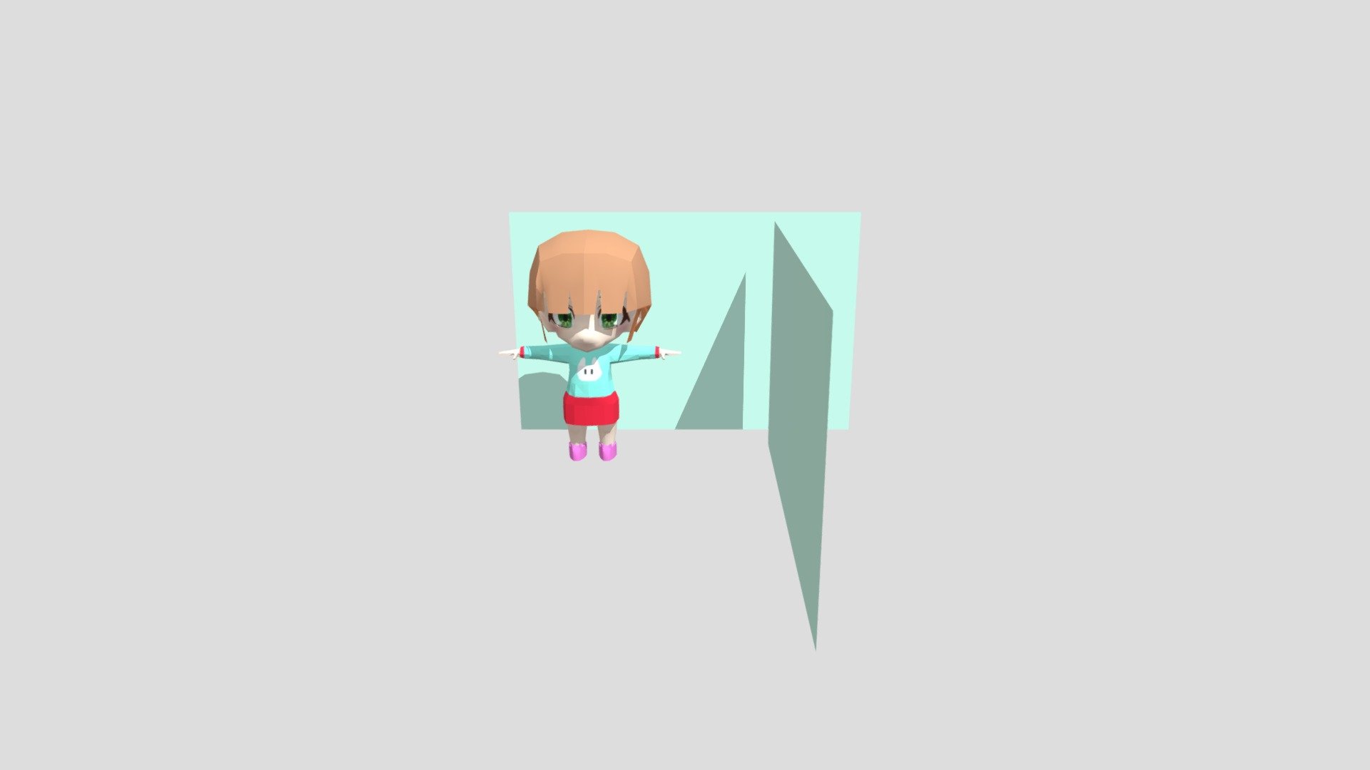 Chara 1 - Download Free 3D model by rainingstar1999 [b11a53b] - Sketchfab