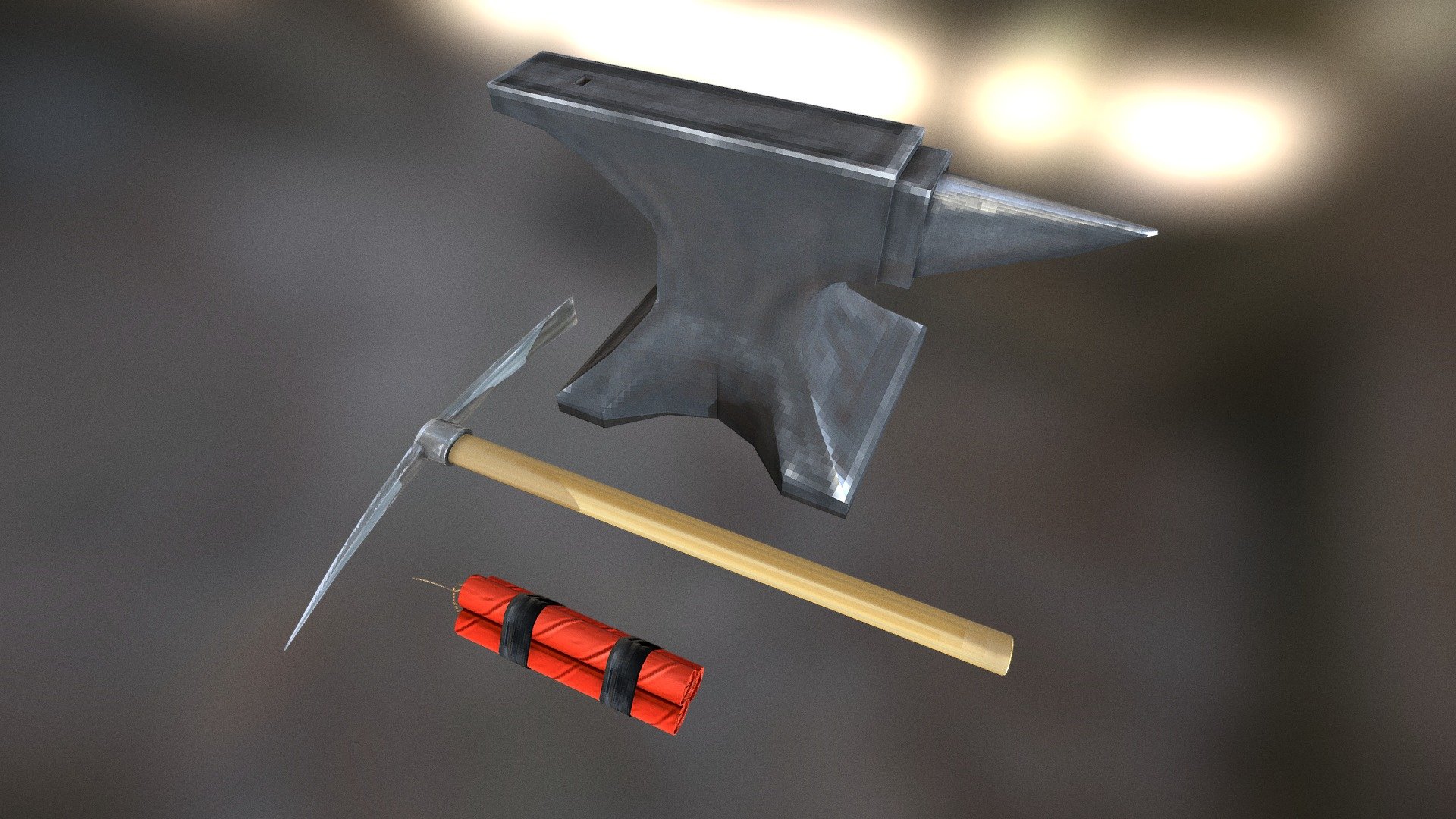 Prospecting Props, 500tris - 3D model by Ben Aitkenhead (@Ben ...