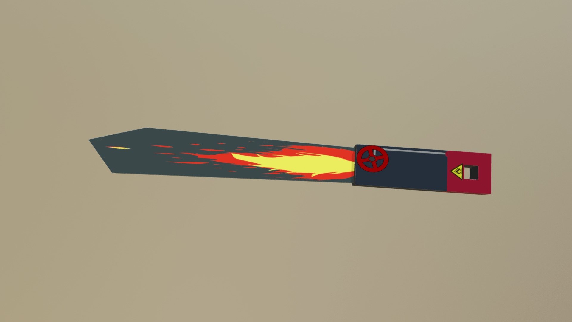 Fire Starter Machete - 3D model by darcktroyan [b11b565] - Sketchfab
