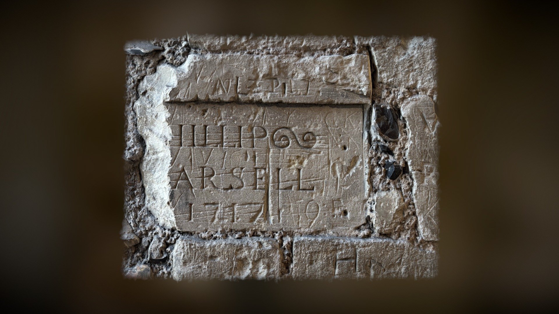 18th Century Graffiti, Westgate Museum - Download Free 3D model by ...