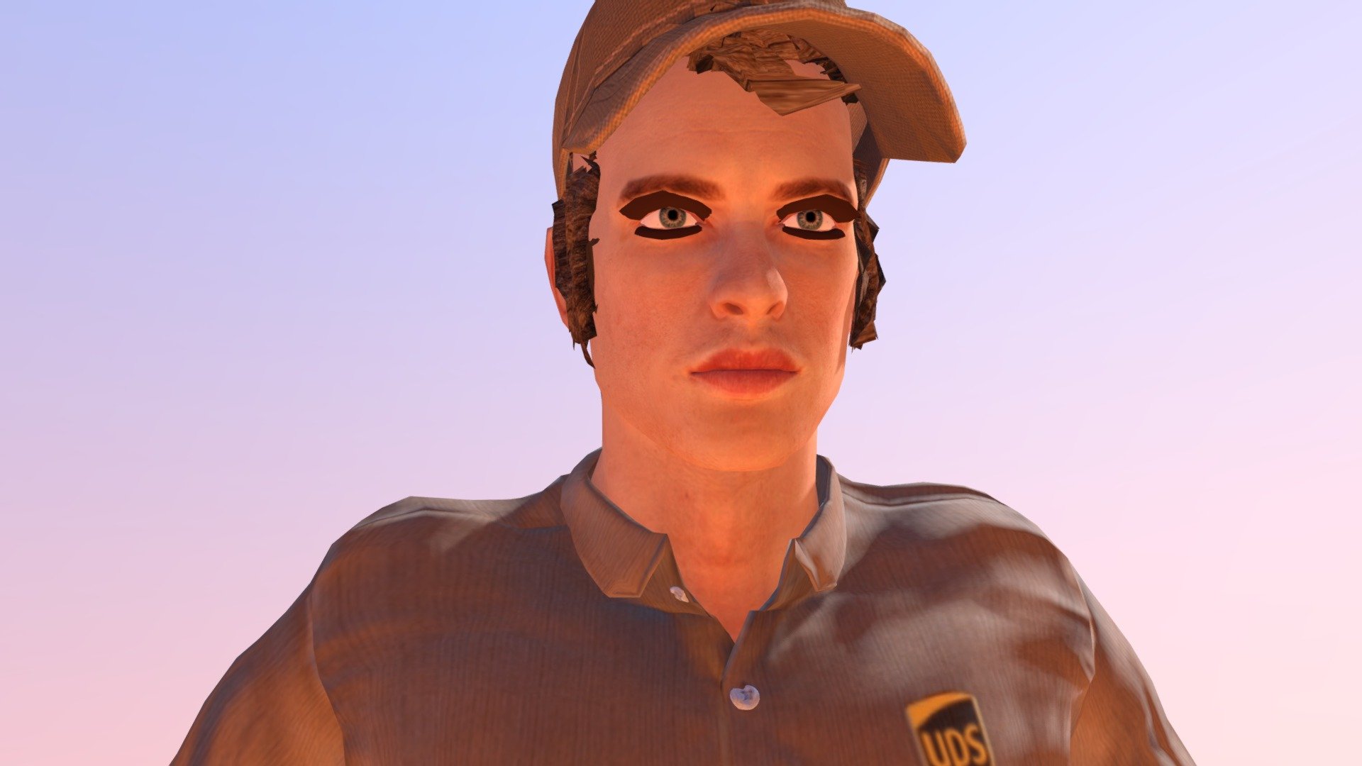 UPS Guy - Download Free 3D model by MrVr [b11c08b] - Sketchfab