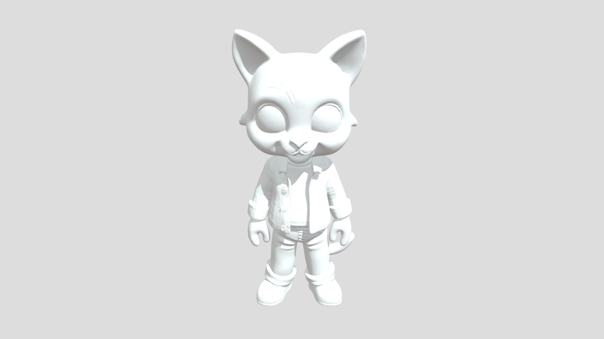 Funny cat - Download Free 3D model by mironkuligowski1 [b11c7fb ...