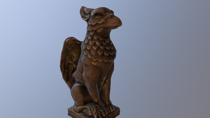 Griffon-statue 3D models - Sketchfab