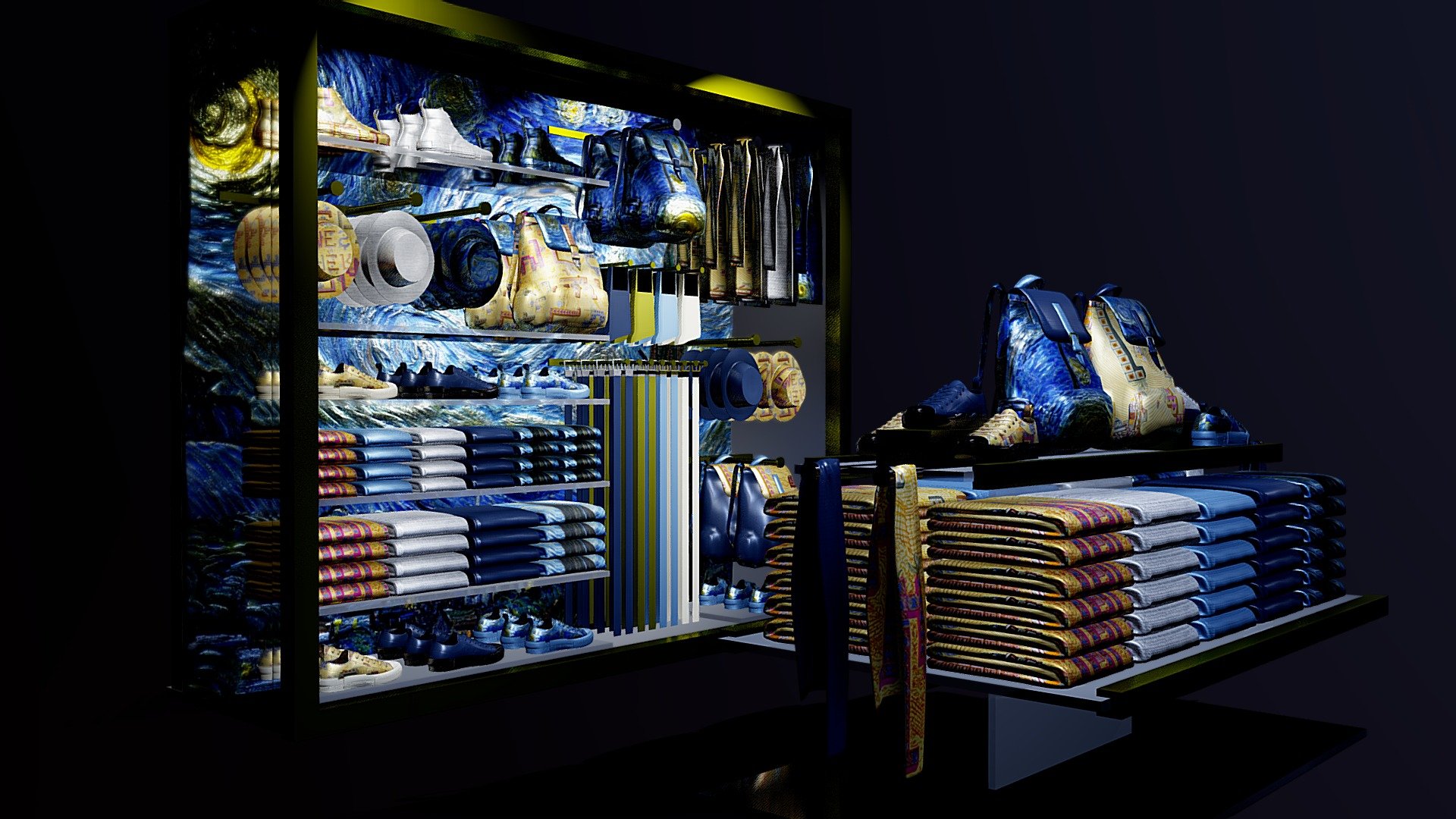 Visual Merchandising - Crosselling (Van Gogh) - 3D model by vmmaniac ...