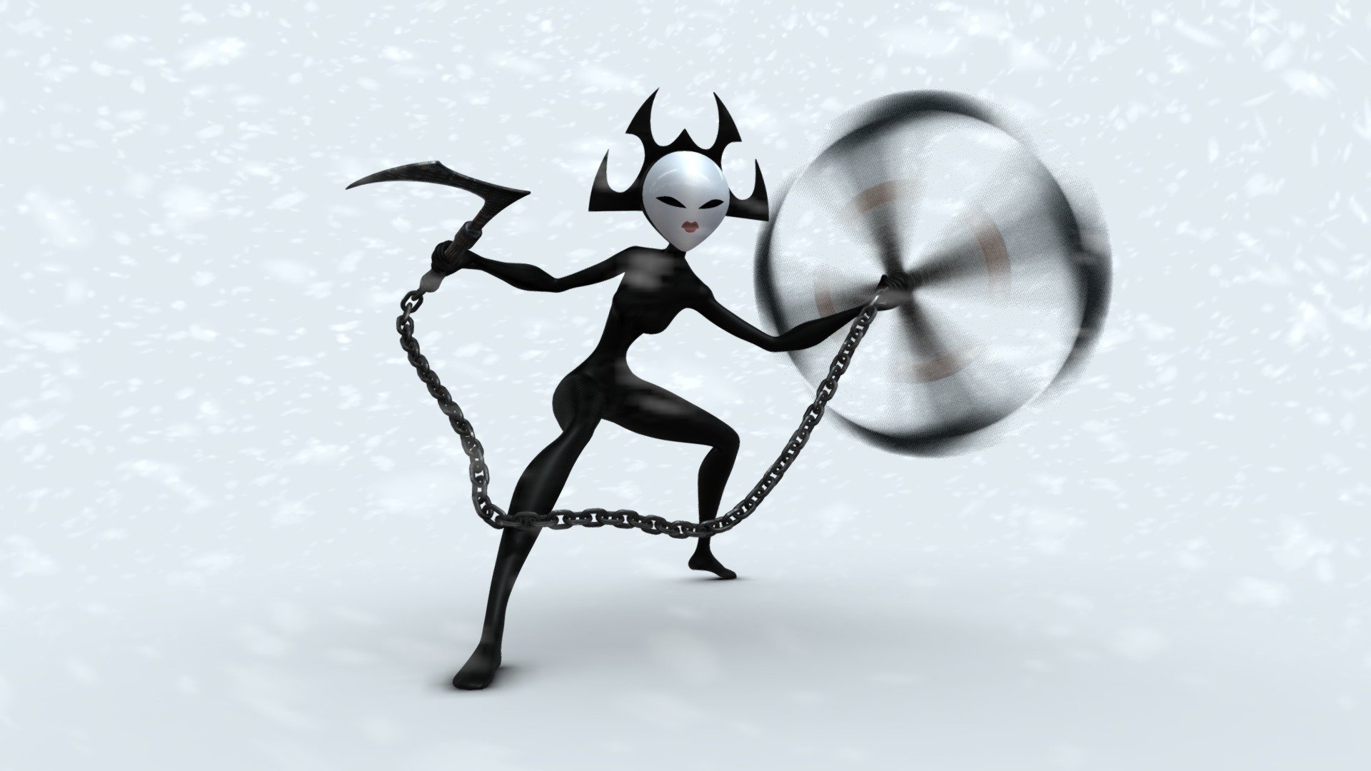 Daughter of Aku snow - 3D model by giobiancoFB [b120279] - Sketchfab