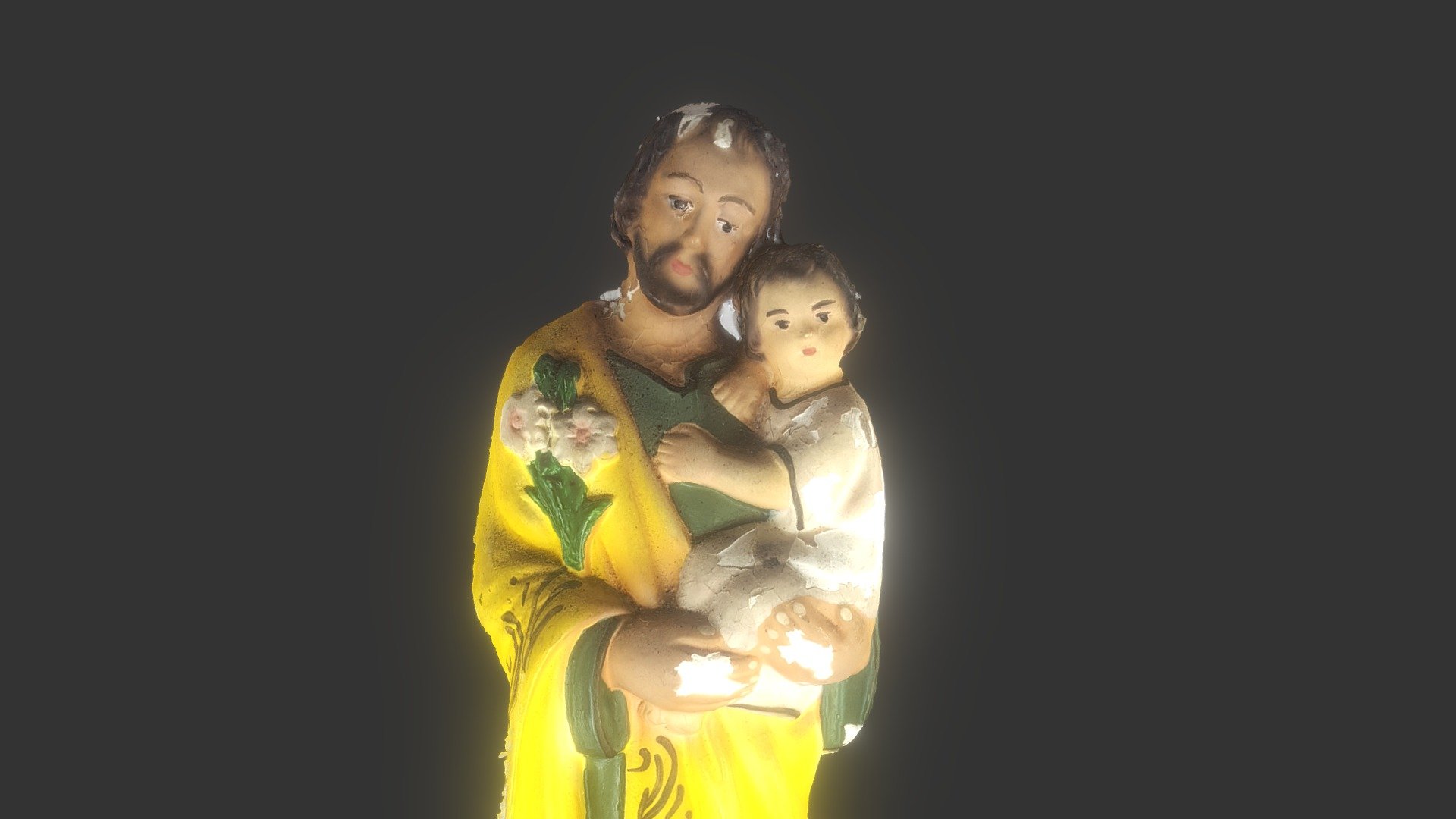 St. Joseph And Jesus UPDATED - 3D model by harzilla [b121c00] - Sketchfab