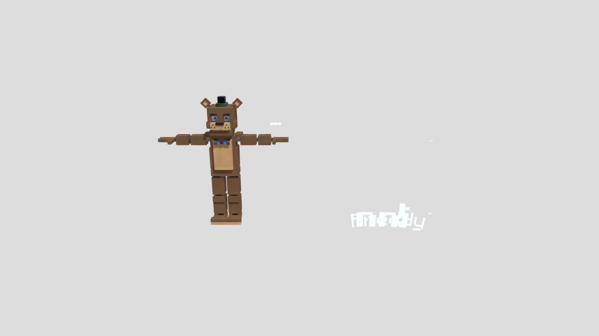 Freddy Rig - Download Free 3D model by wetmanp7 [b121d60] - Sketchfab