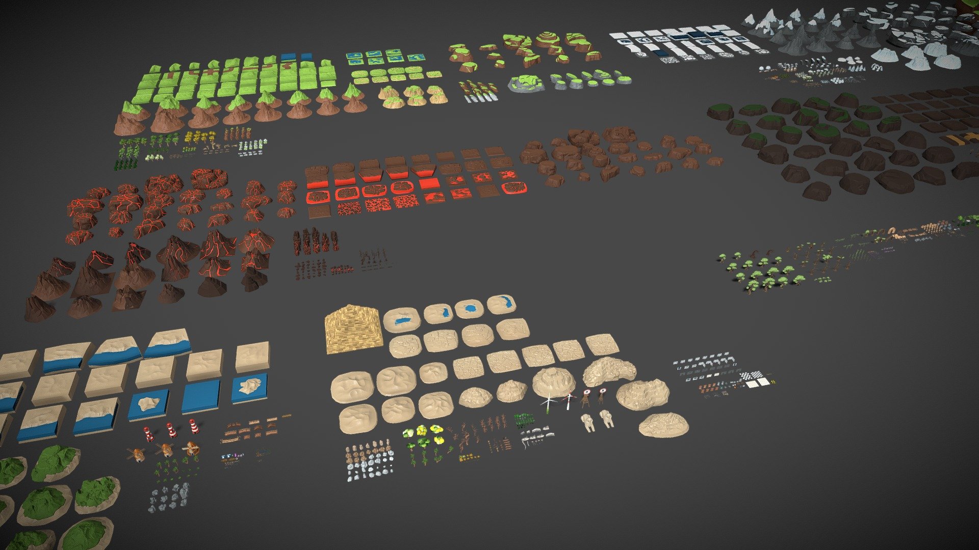 Ultimate Low Poly Nature Pack - Build Your World - Buy Royalty Free 3D ...