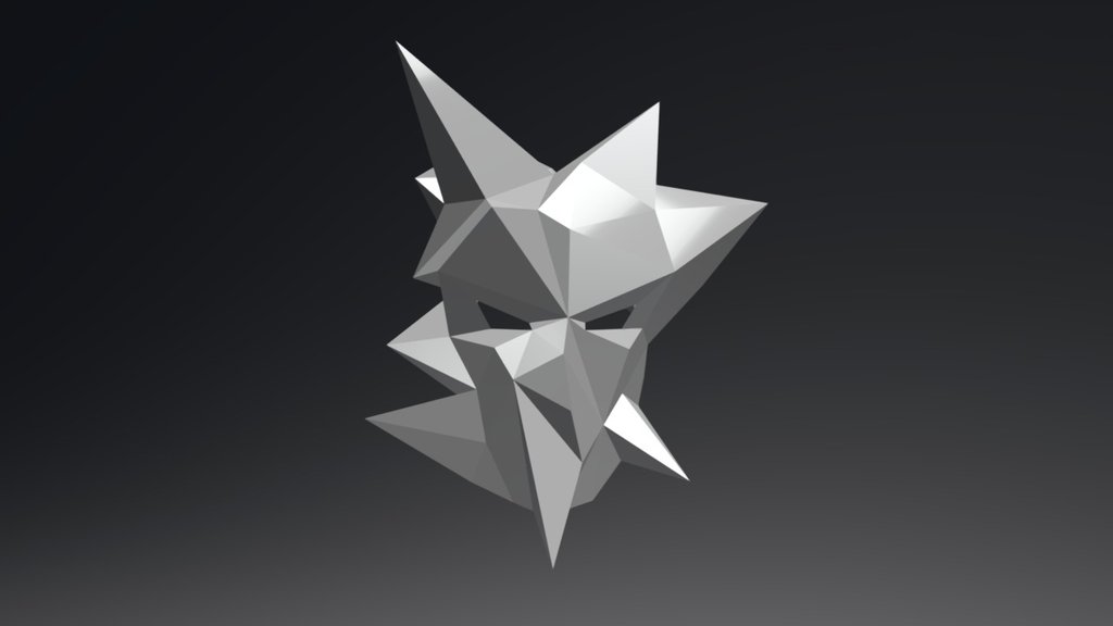 Polygonal Head Mask - 3D model by JINova 3d (@j.anokira) [b125c6c ...