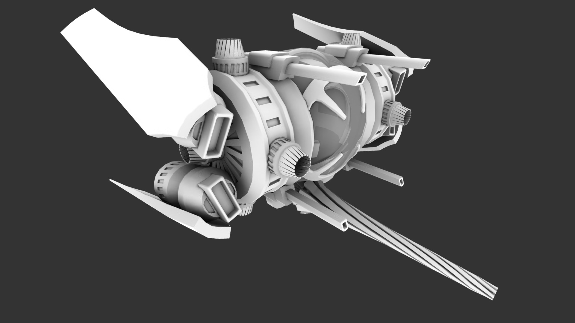 Gimbal Ship - 3D model by mhoerter [b1267b8] - Sketchfab