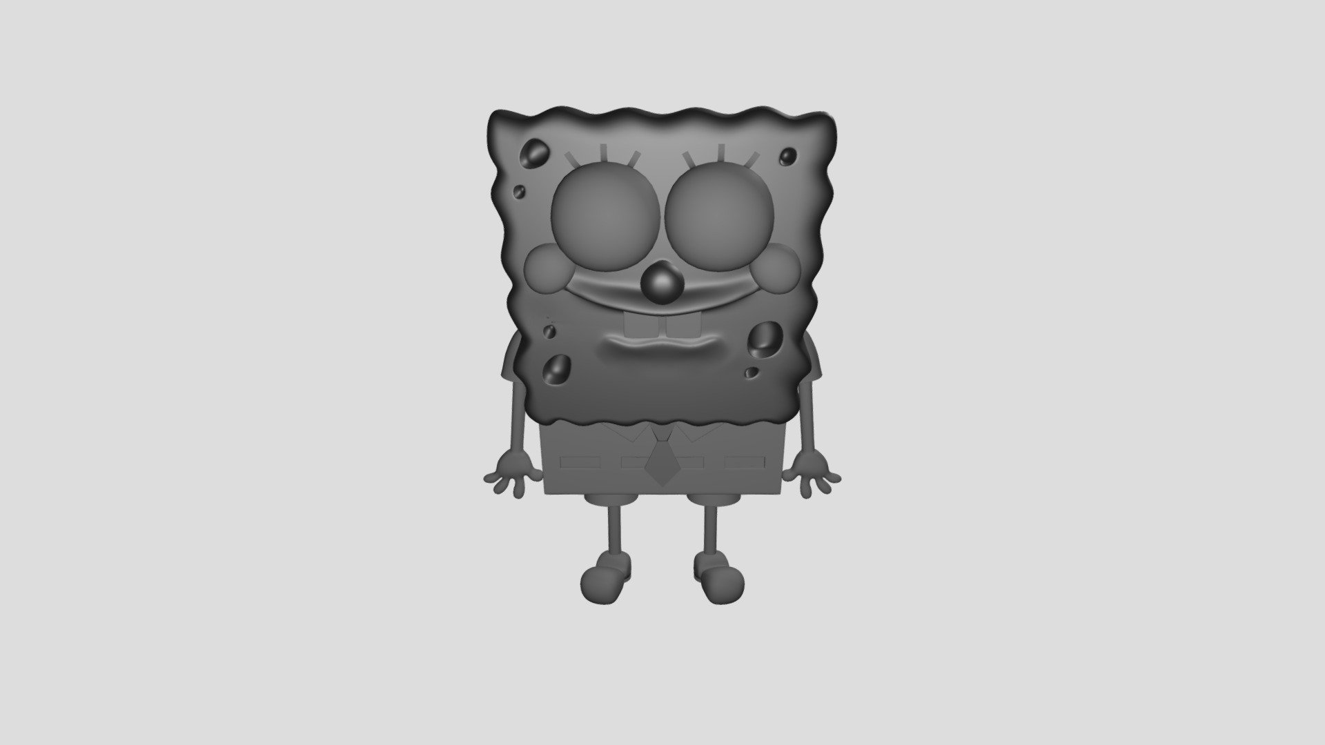 Metal Spongebob - Download Free 3D model by geohex [b1286eb] - Sketchfab