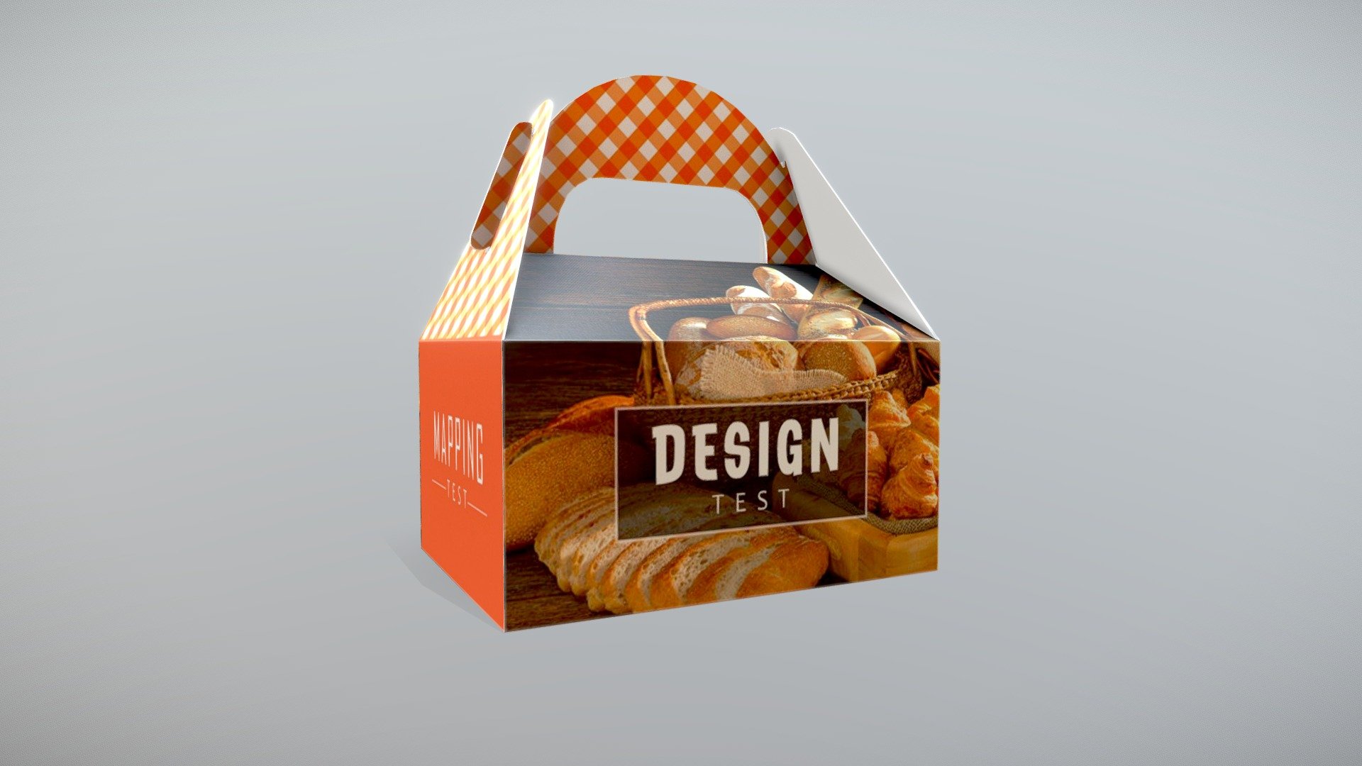Handle Packaging Box - 3D model by Paradise Creation ...
