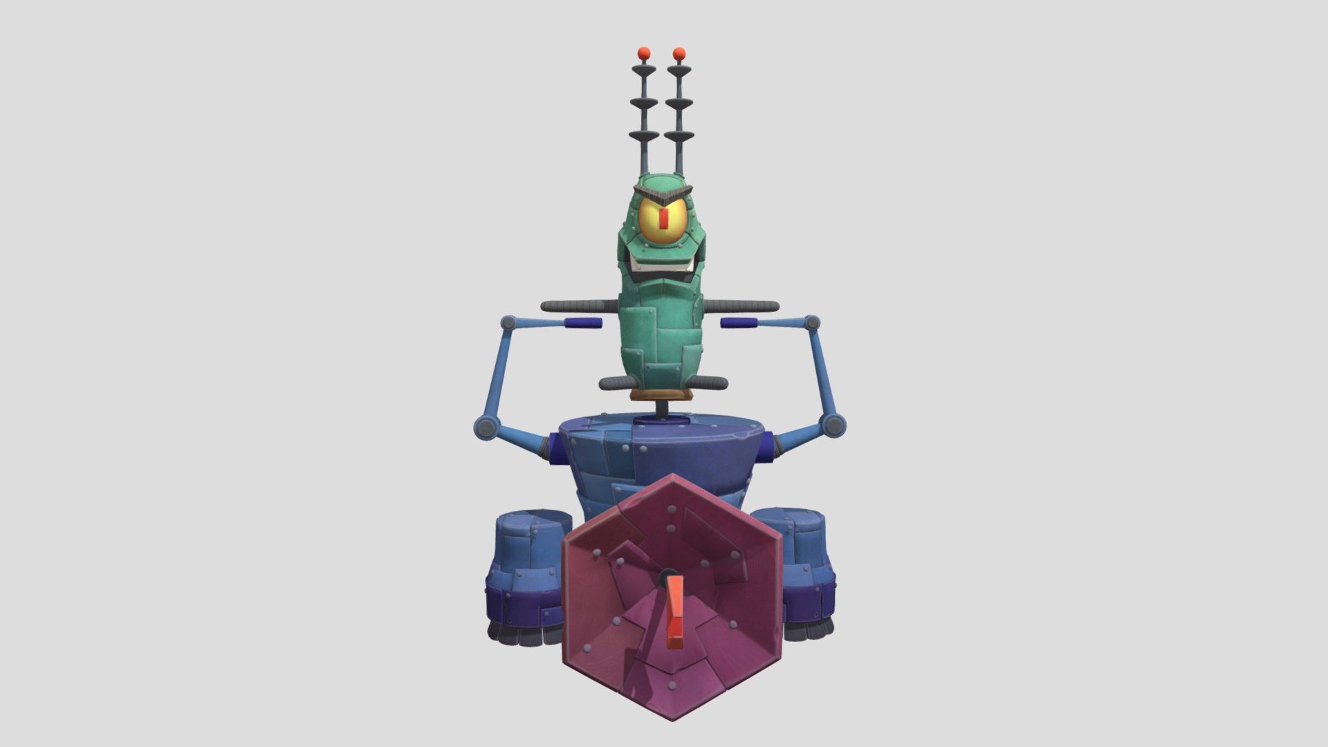 Bfbbr-Robo Plankton Boss Phase 1 - 3D model by SMF Friends Fan 2024 ...