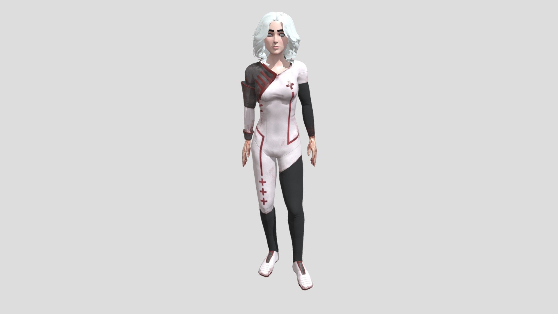 Player model girl - 3D model by Naveed (@rx4057) [b12a9b2] - Sketchfab