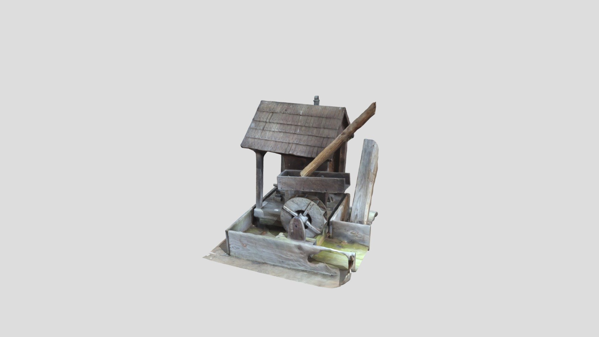 water-powered mill - Download Free 3D model by iedu360.eu [b12b6df ...