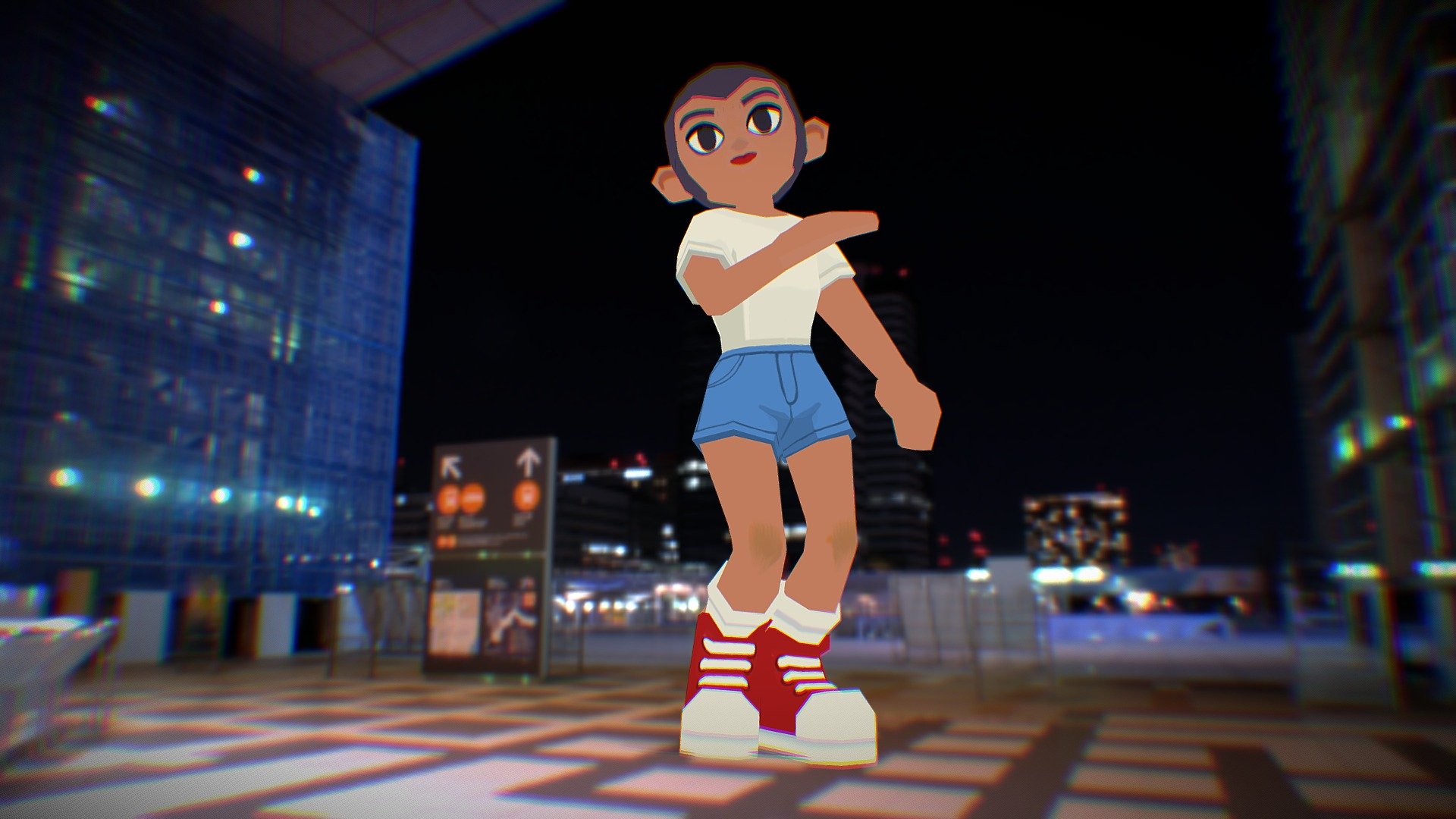 Dancing Girl - Buy Royalty Free 3D model by KamillaKraus [b12d222 ...