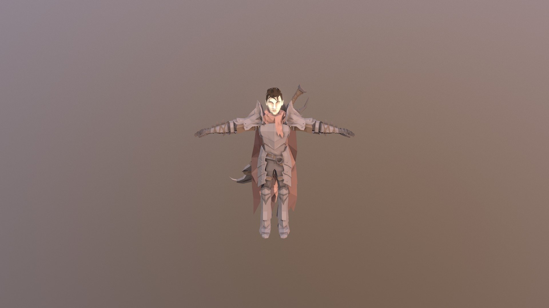 Low Poly Rogue Knight - 3D model by Ventuar [b12e800] - Sketchfab