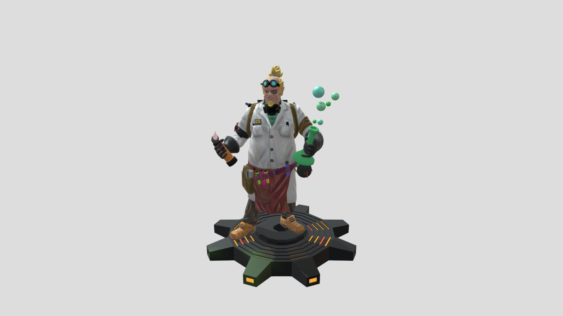 Mad Scientist - 3D model by Danil Yashin (@danilyashin) [b132591 ...