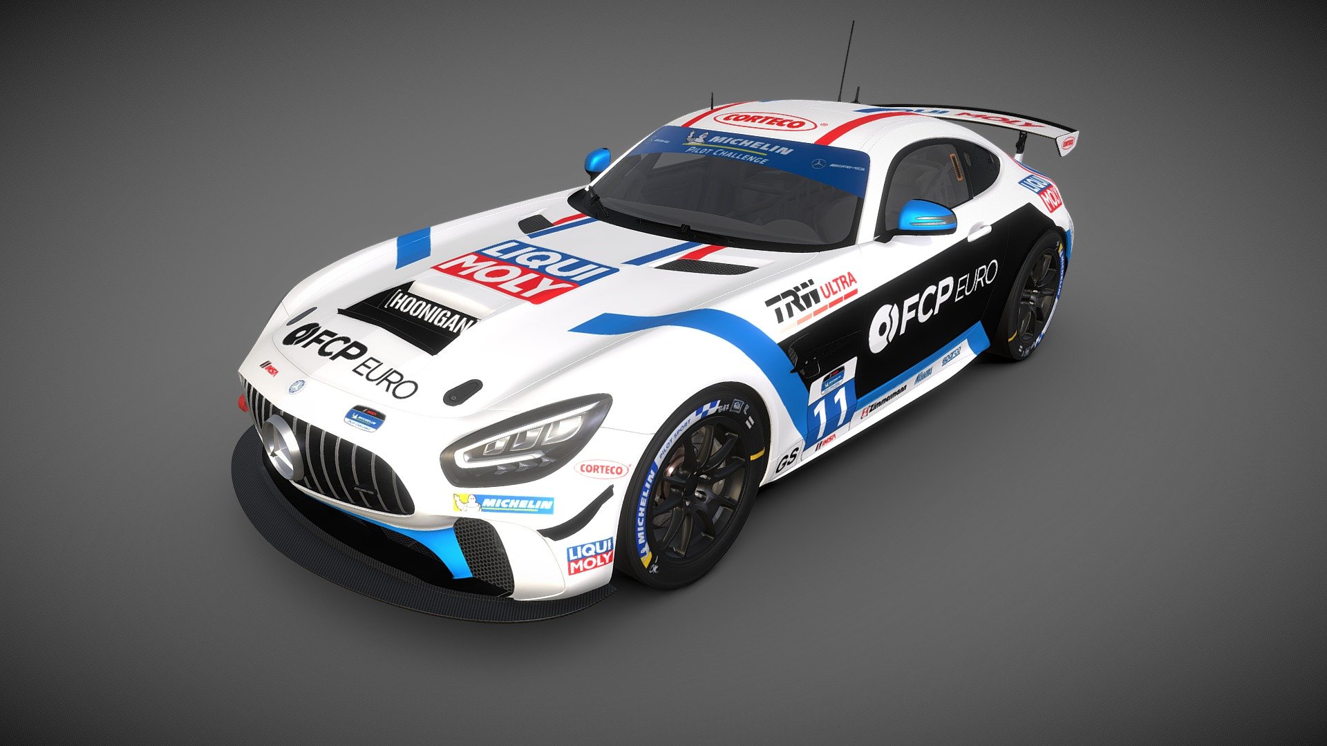 Mercedes Benz AMG GT4 2020 - Buy Royalty Free 3D model by jdaniel_92 ...