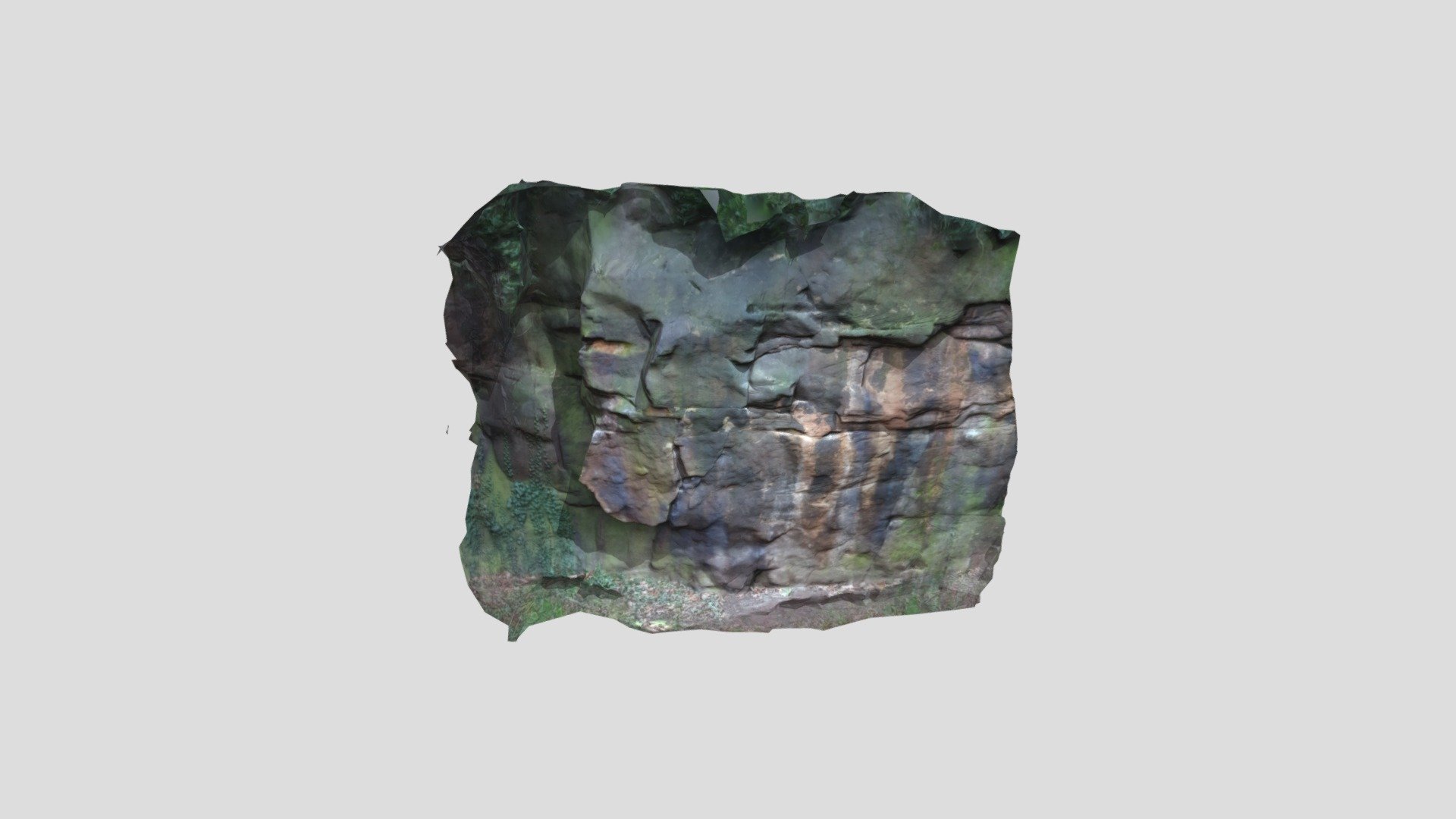 Cliff formation, Boston park Rotherham - 3D model by Jozef Bumbera ...