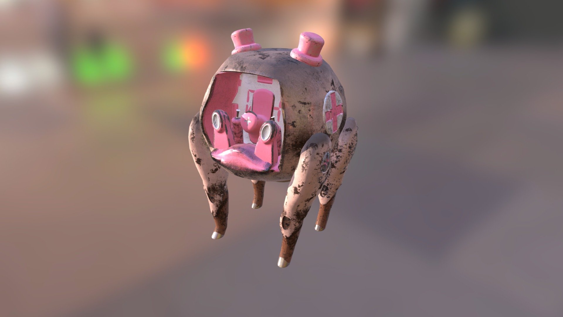 Pig Wars Robot Character - 3D model by lucybickerton99 [b13313e ...